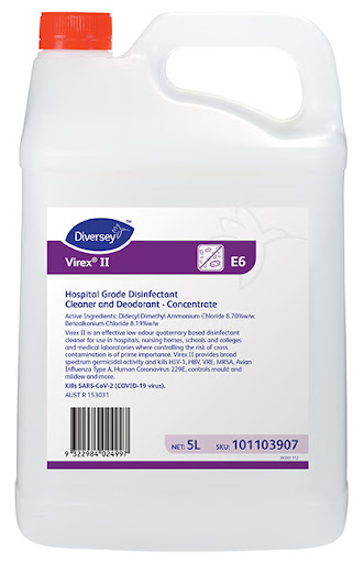 VIREX II 5L | Cleaning Products Australia Group Cleaning Products Australia